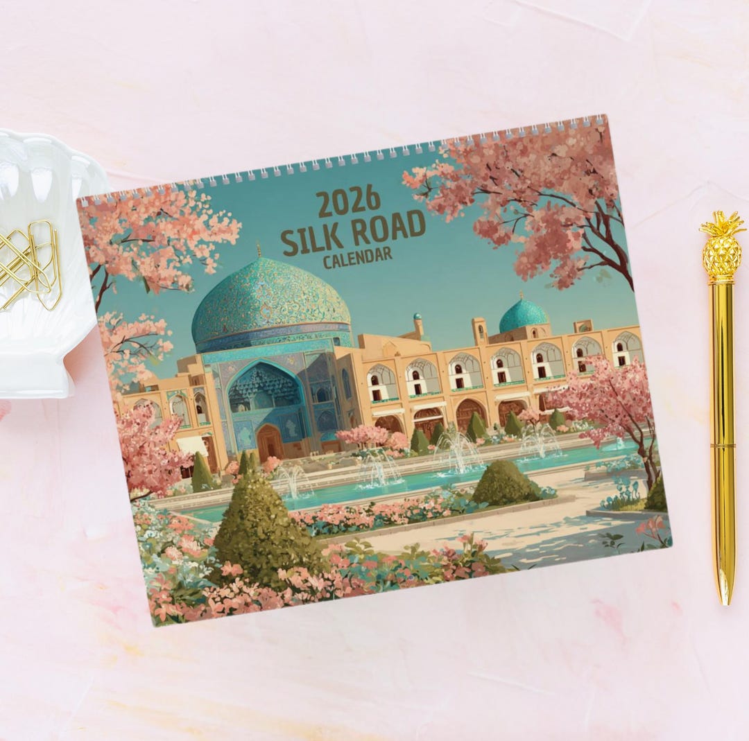 2026 Silk Road Travel Calendar - Illustrated Wall Calendar With ...