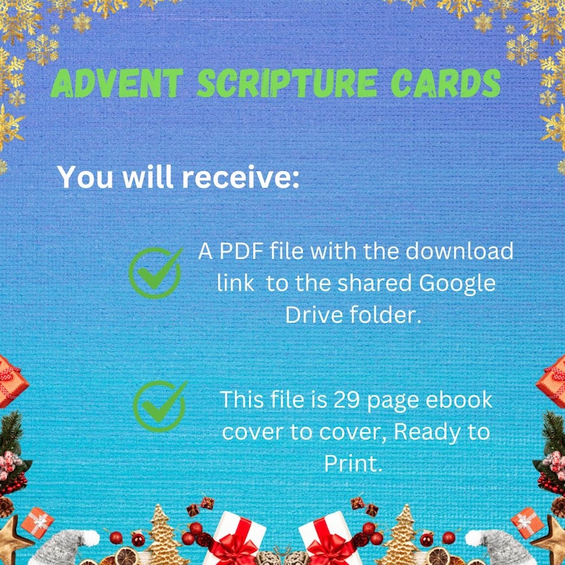 25 Printable Advent Scripture Cards, Daily Scripture Digital Download ...