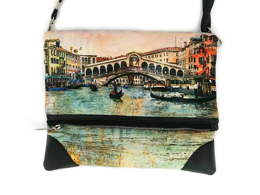 Venice Italy Envelope Clutch Bag Business Office Clutch Italy Bag Rome ...