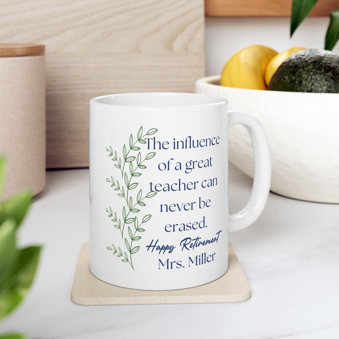 Retiring Teacher Gift Retirement Gift for Woman Teacher Happy ...