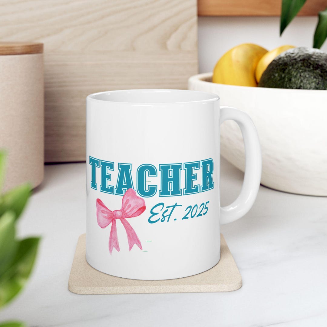 New Teacher Gift, Teacher Est, First Year Teacher Appreciation Gift ...