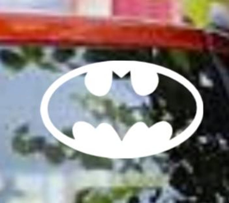 Batman Logo Car Decal - Etsy