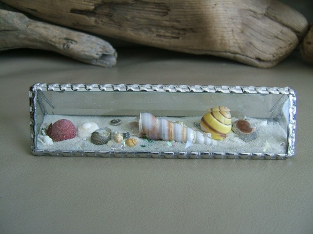 1 1/2 X 6 Beach by the Inch, Glass Pyramid, Sand Globe - Etsy