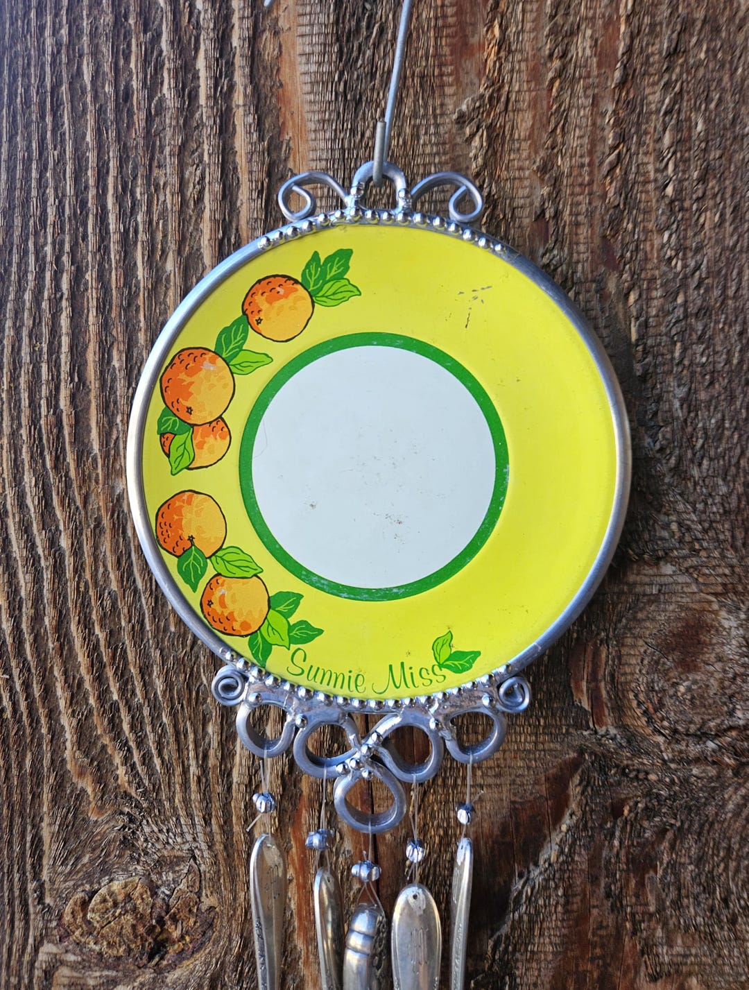 1940's Sunnie Miss Plate Wind Chime - Etsy