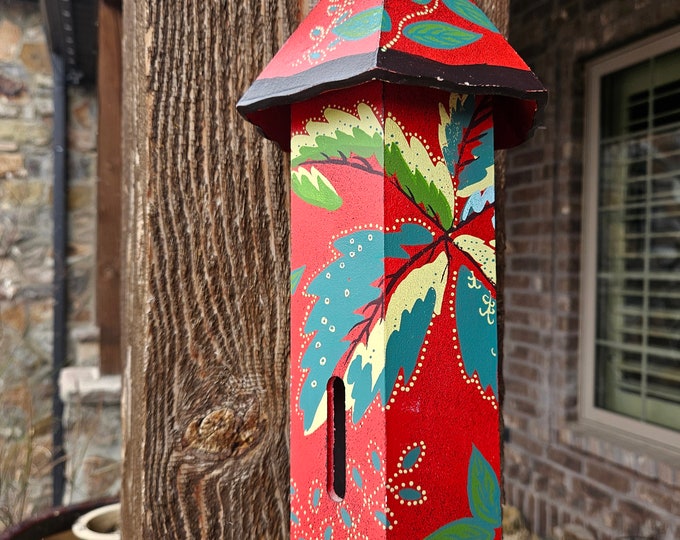 Hand-painted Tall Tower Wind Chime - Etsy