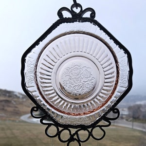 Pink Mayfair Depression Glass Berry Bowl Wind Chime - Etsy