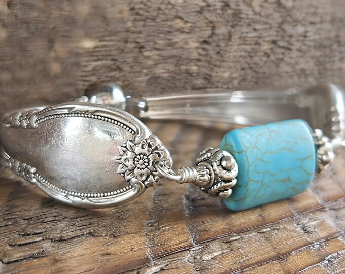 Spoon Bracelet - Stunning Silverware Bracelet - Size Large (7") - Etsy