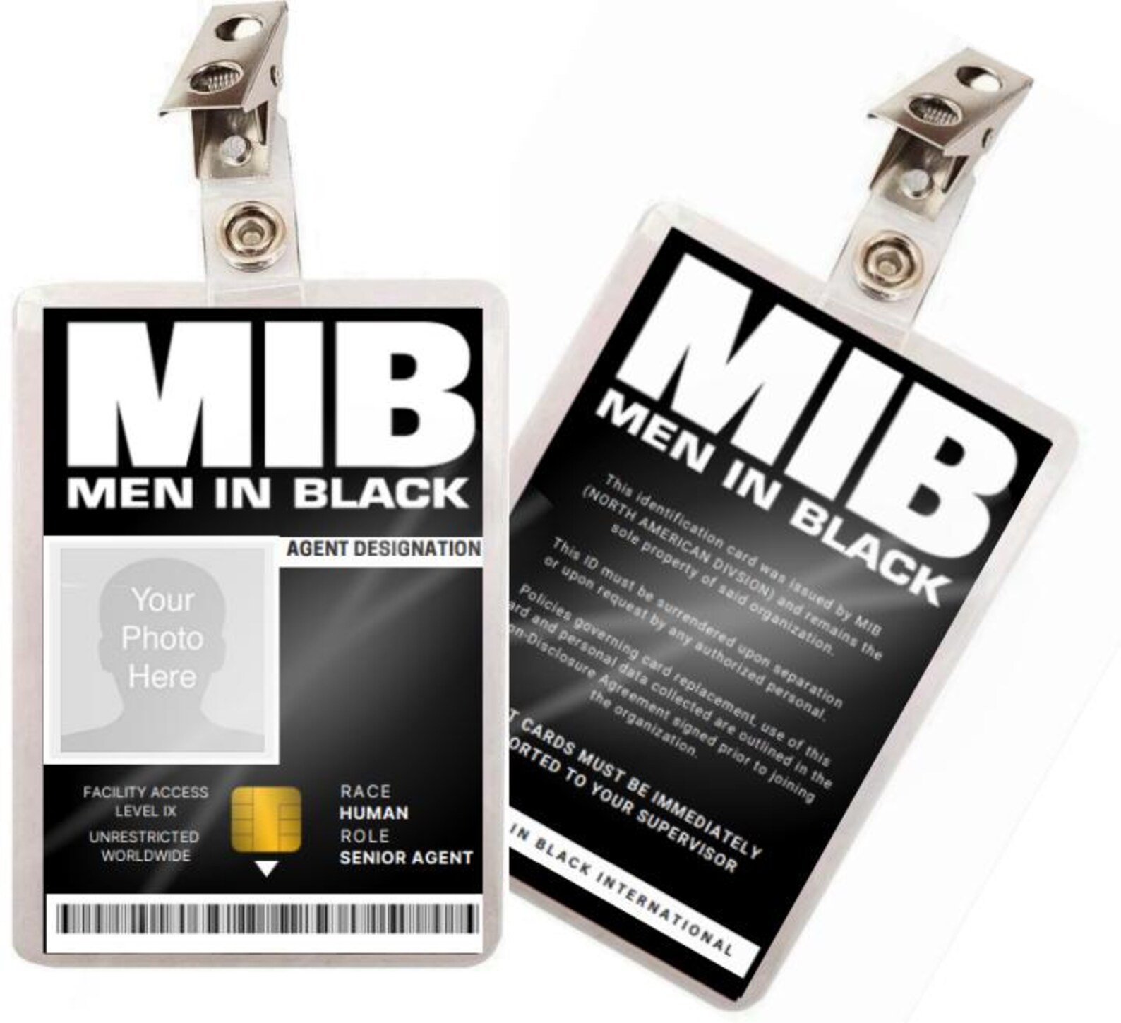 Personalized Men in Black Badge - Etsy