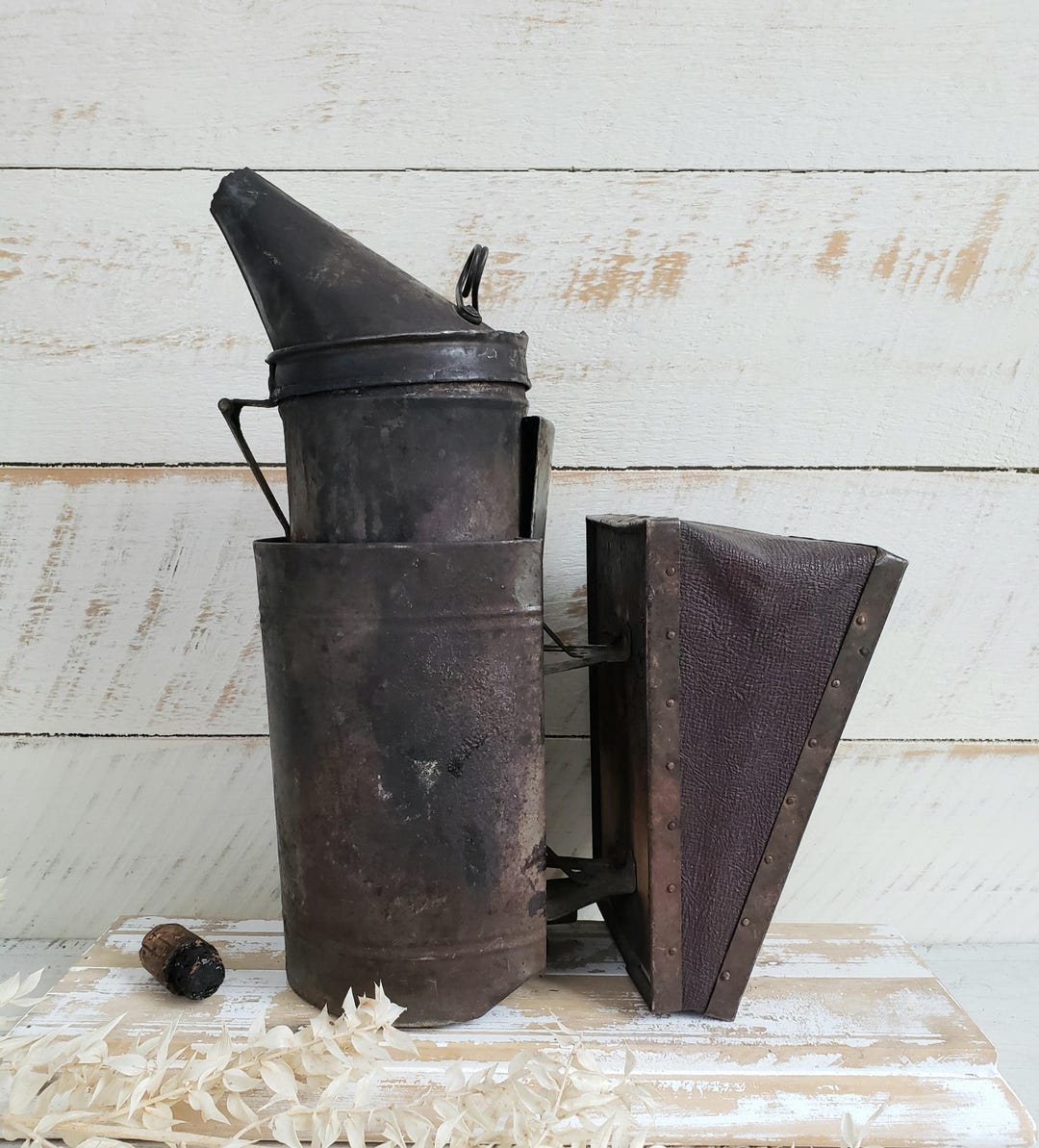 Antique Woodman Bee Smoker: Farmhouse Apiary Decor, Beekeeping ...
