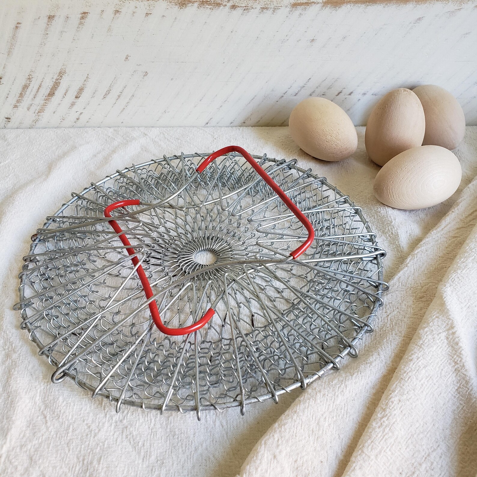 Collapsible Wire Mesh Basket , French Style Wire Rinsing Basket ...