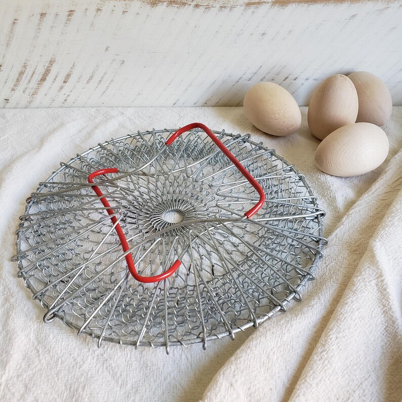 Collapsible Wire Mesh Basket , French Style Wire Rinsing Basket ...