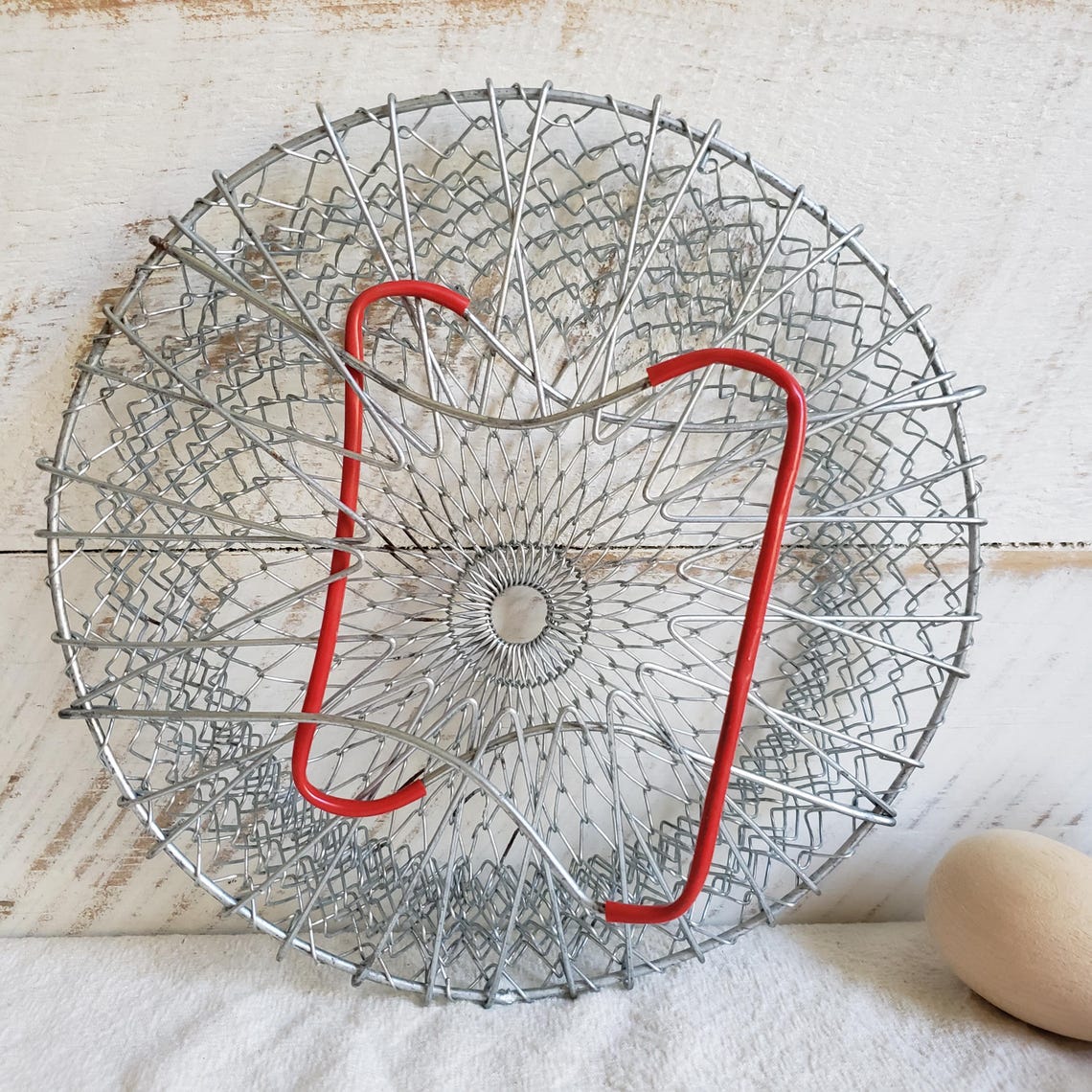 Collapsible Wire Mesh Basket , French Style Wire Rinsing Basket ...