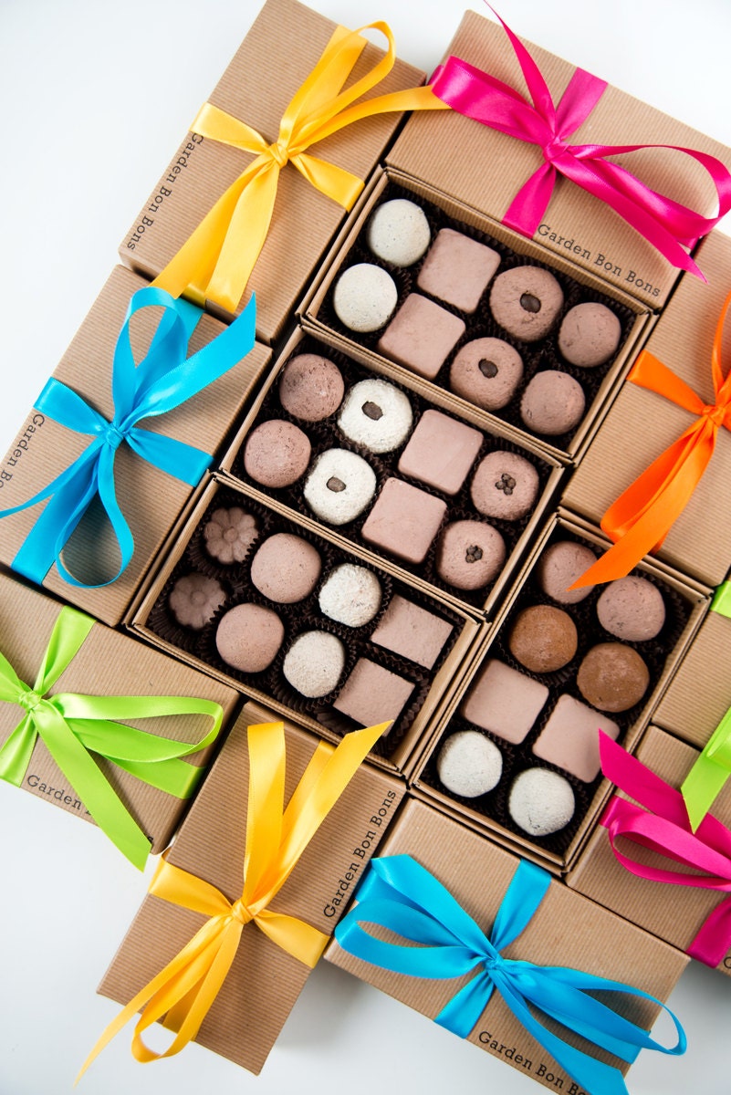 Garden Bon Bons TM Selection of 6 in any ribbon color | Etsy