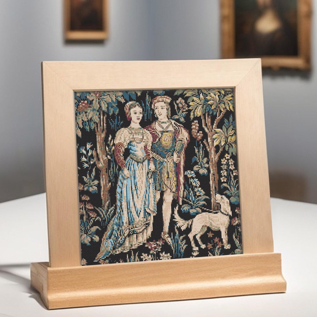 Cross Stitch Pattern Medival Tapestry, Medival Core Cross Stitch Art ...