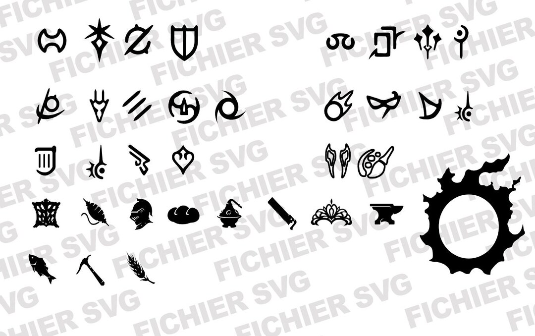 SVG FFXIV - para corte por láser o cricut - Etsy México