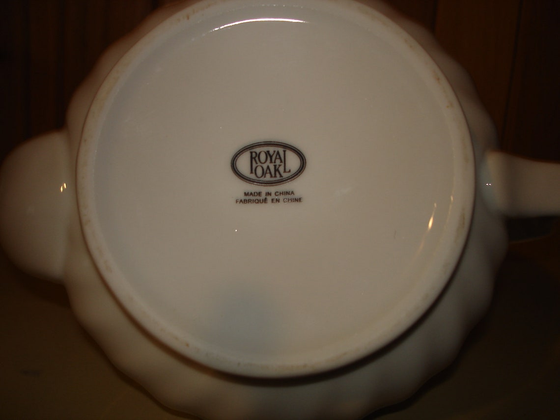 Royal Oak Teapot Porcelain With Beautiful Flower Garden English Roses ...