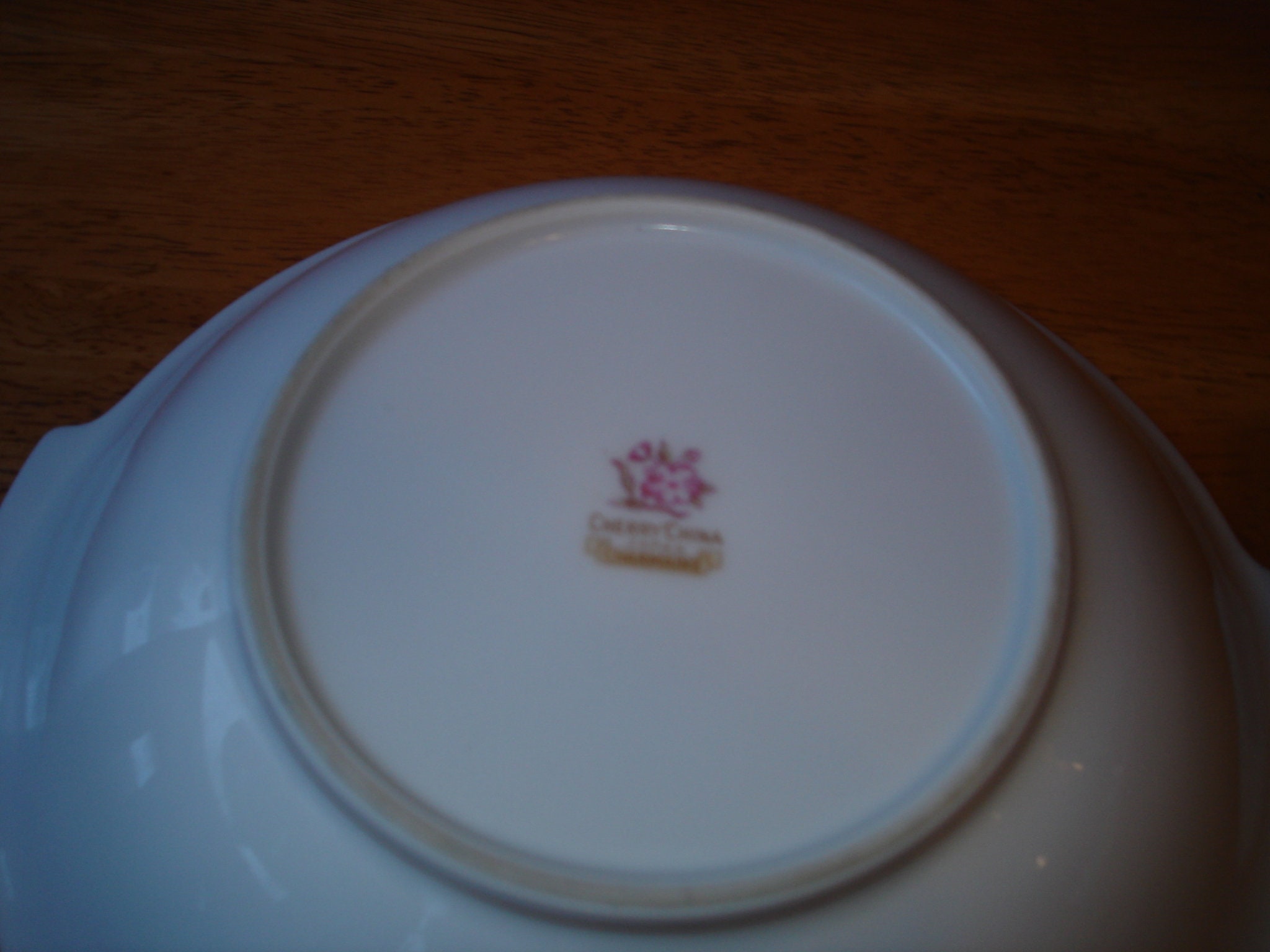 Vintage Cherry China Charmaine Pattern Two Large Serving Bowls - Etsy