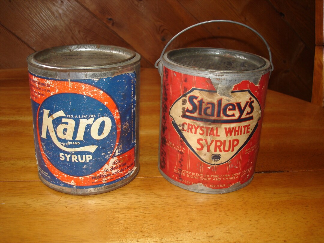 Antique Karo Syrup Pails - Etsy