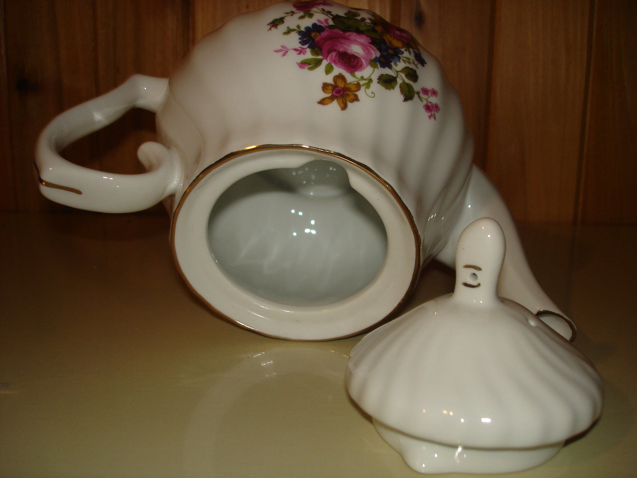 Royal Oak Teapot Porcelain With Beautiful Flower Garden English Roses ...