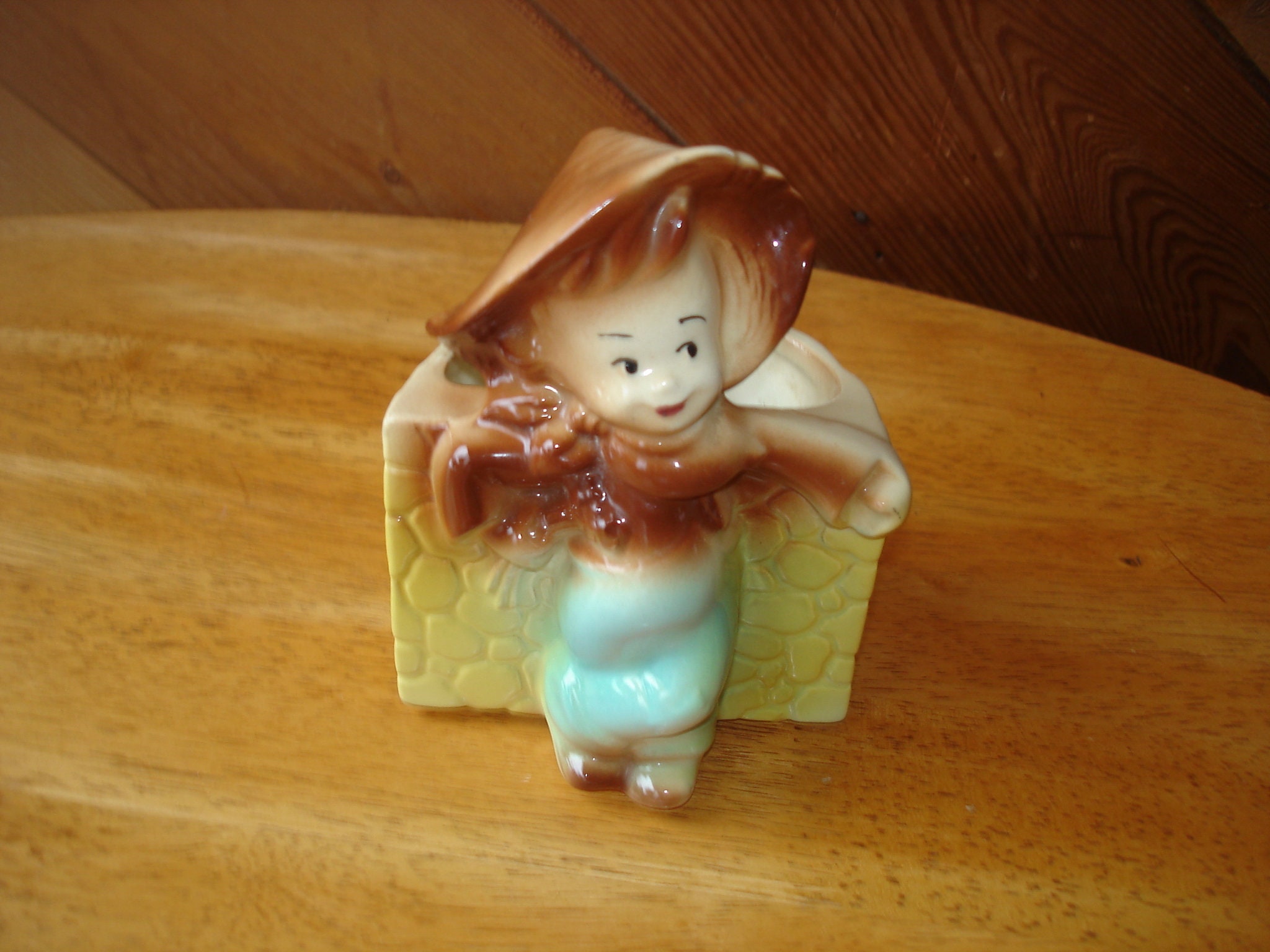 Vintage Garden Boy Garden Planter Flower Vase or Plants 6 by 4 - Etsy