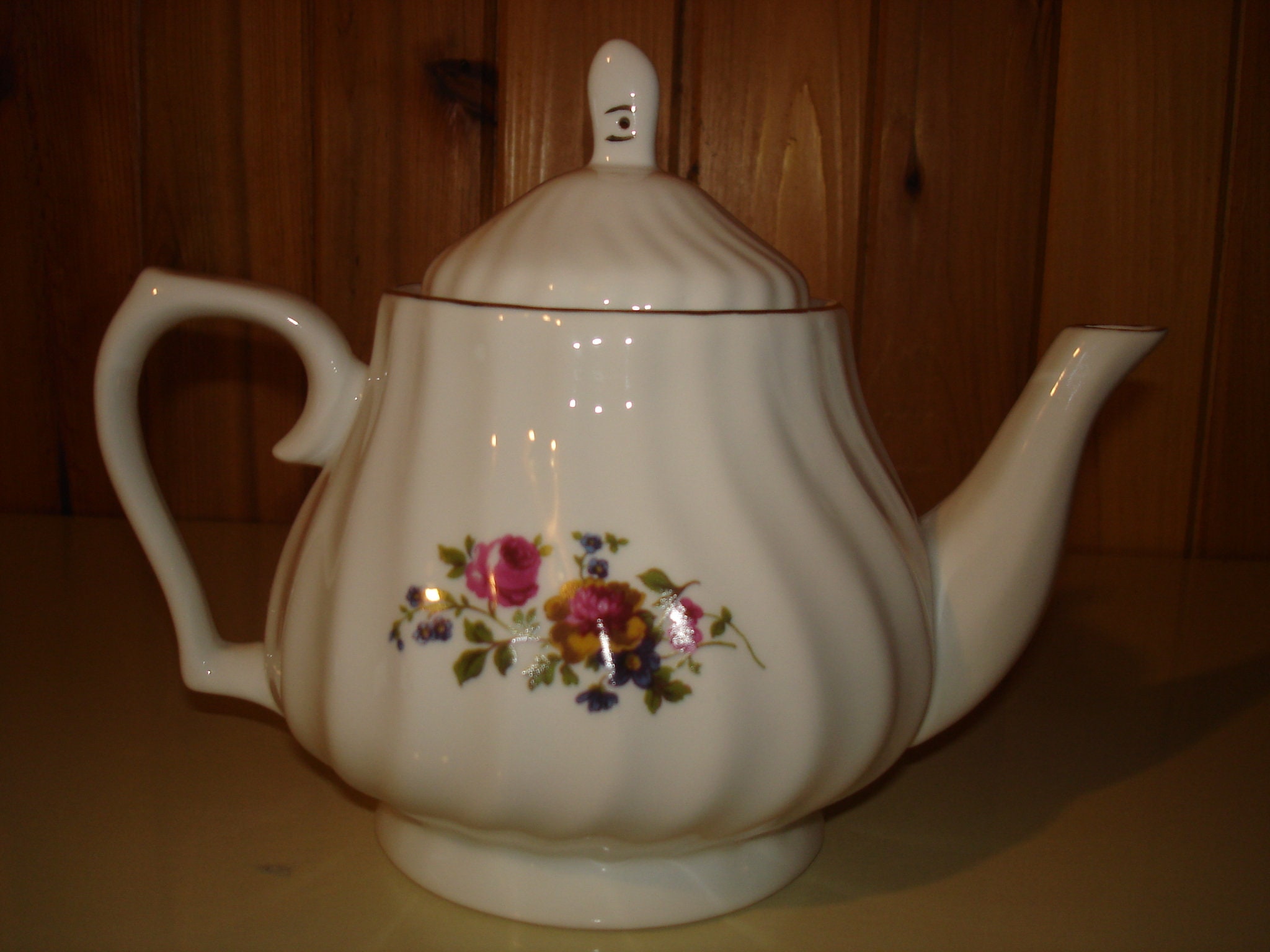 Royal Oak Teapot Porcelain With Beautiful Flower Garden English Roses ...