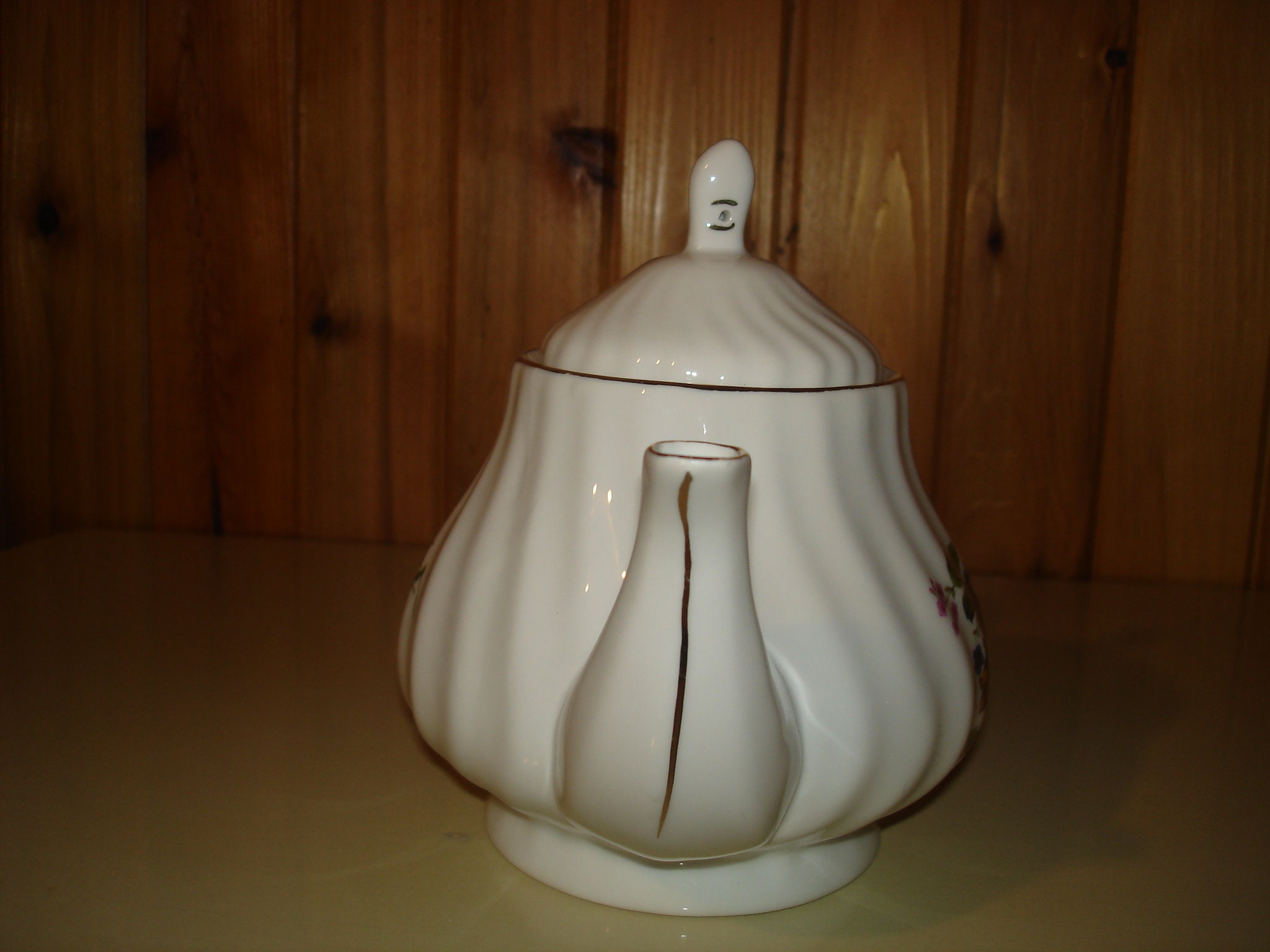 Royal Oak Teapot Porcelain With Beautiful Flower Garden English Roses ...