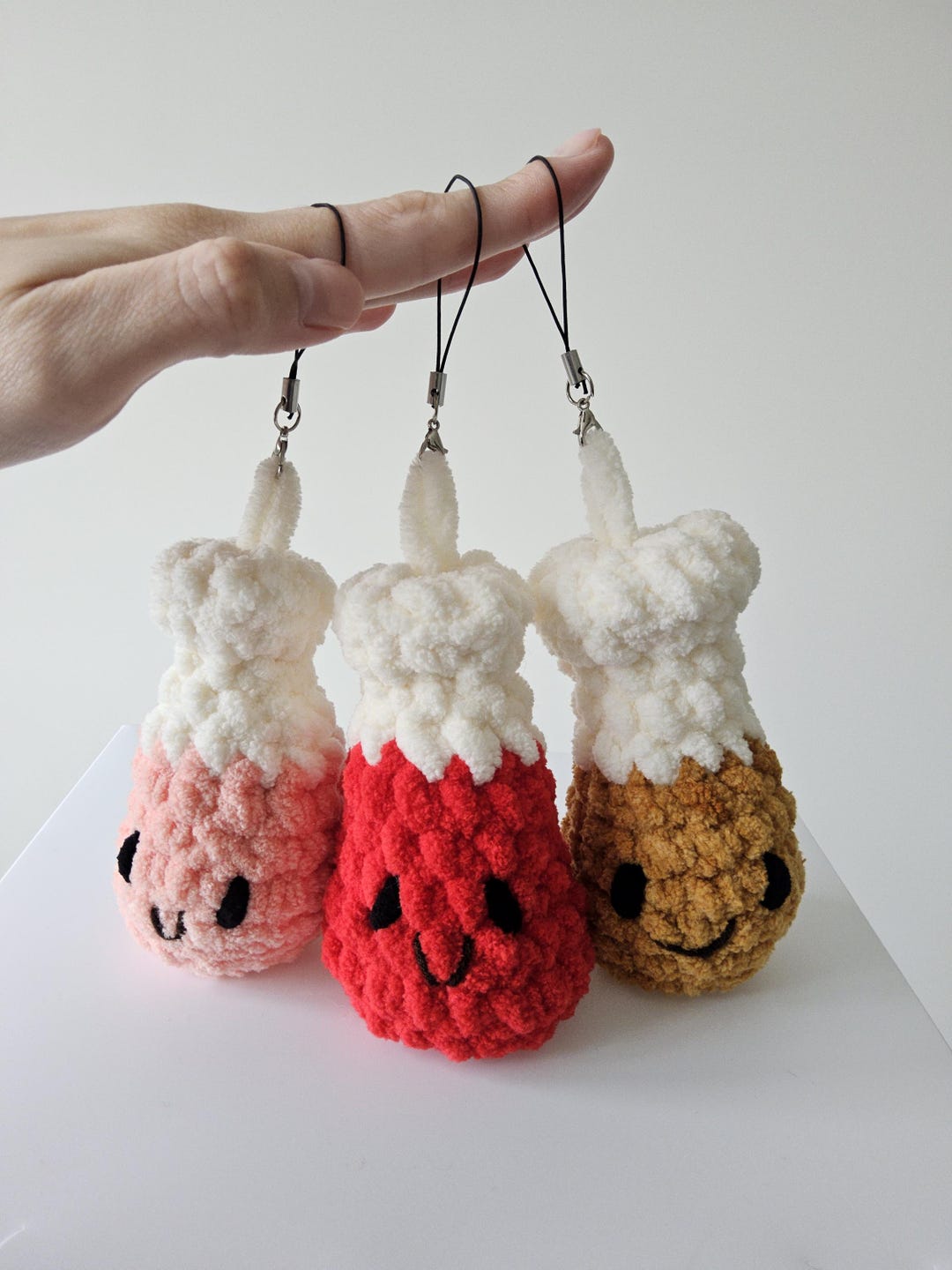 Baby Erlenmeyer Flask Amigurumi Keychains - Science Crochet, Science ...