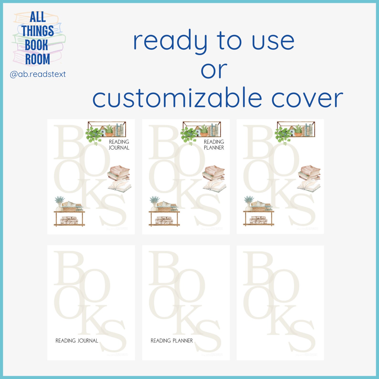 Printable or Digital Reading Journal / Planner Bundle - ARC Reading ...