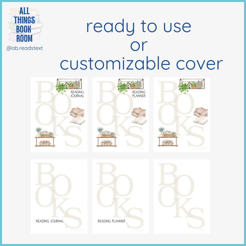 Printable or Digital Reading Journal / Planner Bundle - ARC Reading ...