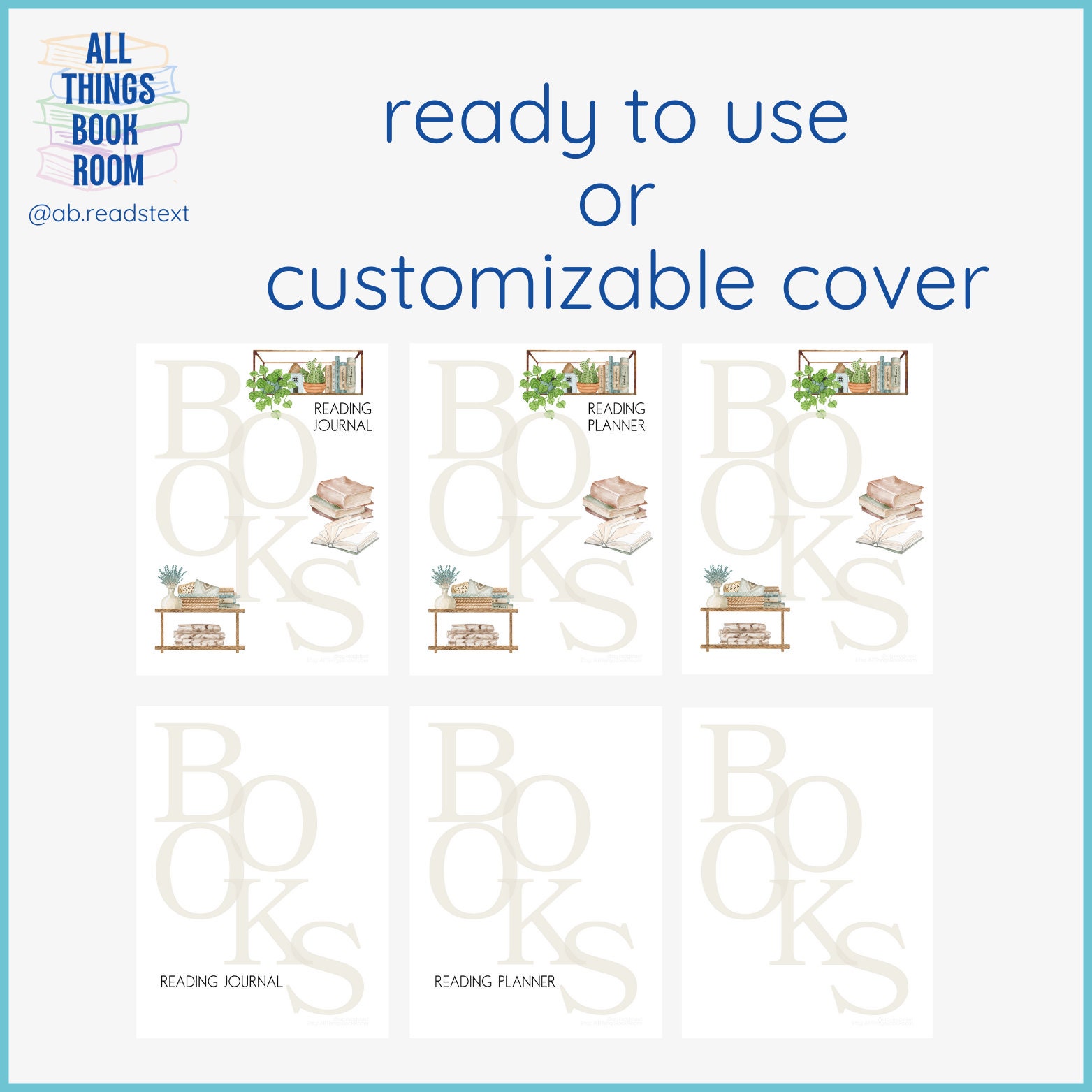 Printable or Digital Reading Journal / Planner Bundle - ARC Reading ...