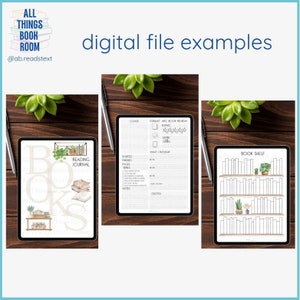 Printable or Digital Reading Journal / Planner Bundle - ARC Reading ...