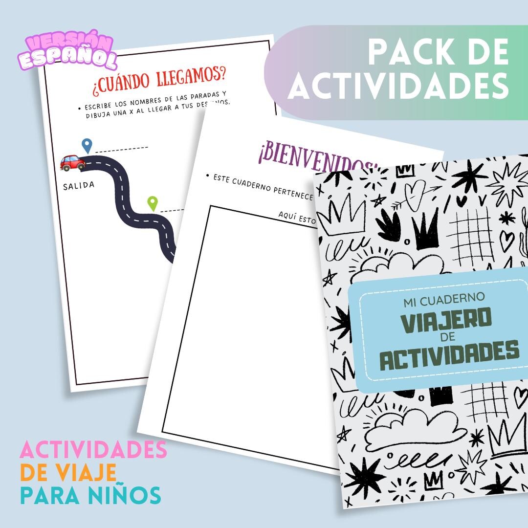 Printable Activity Pack for Traveling With Children | Games and ...