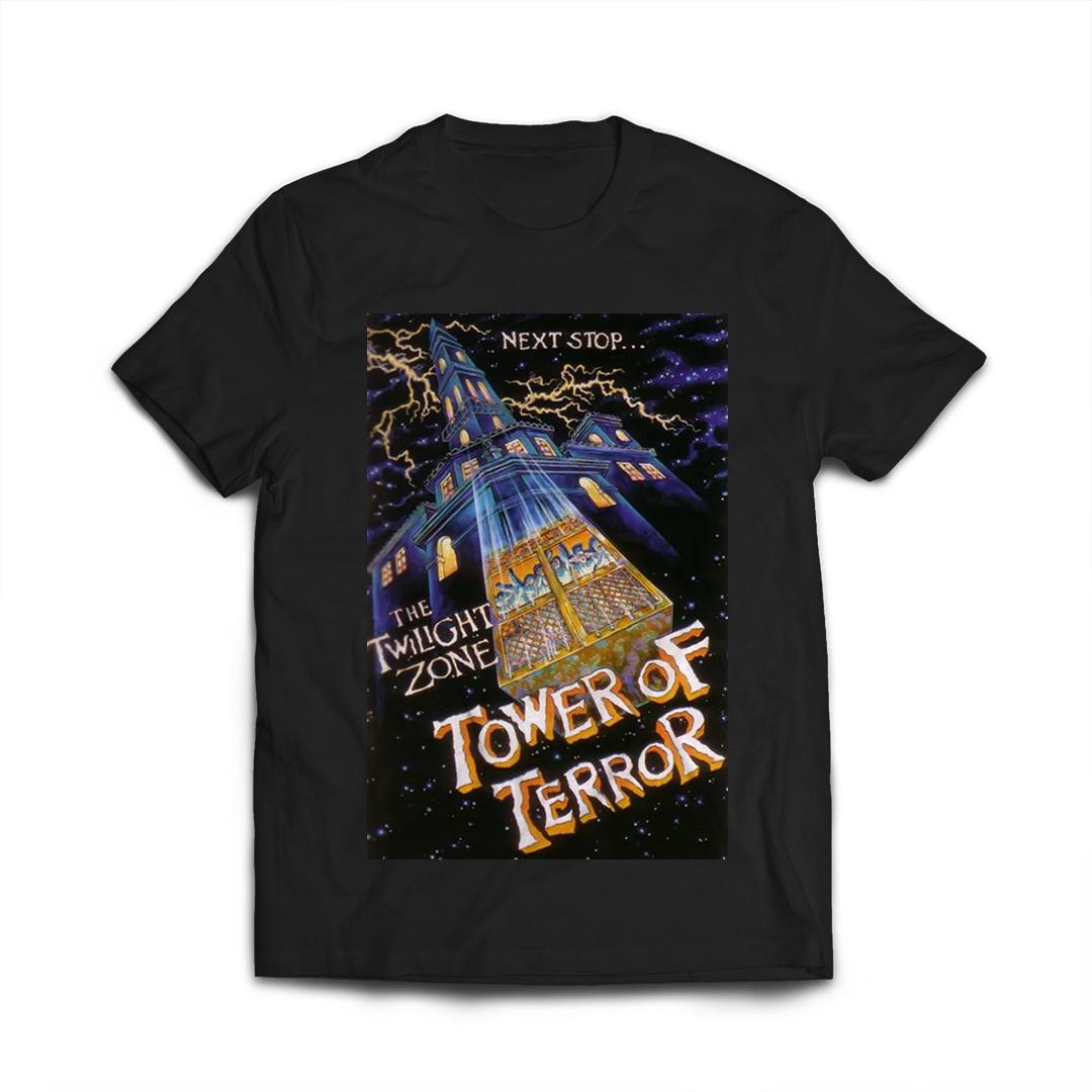 Tower of Terror T-shirt Disney Bootleg Graphic Tee, 90s Retro Theme ...