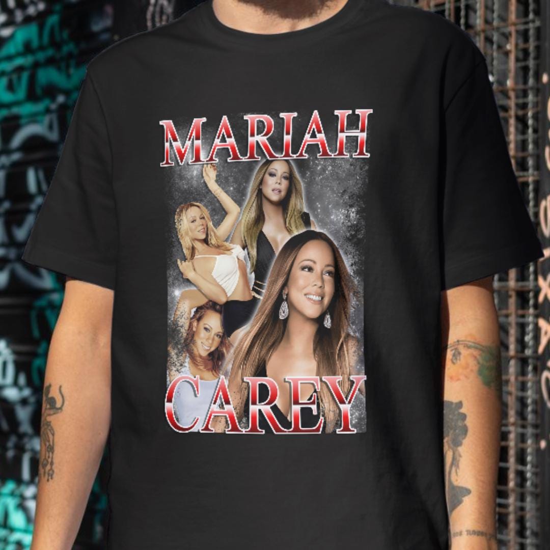 Mariah Carey Shirt – Bootleg 90s Vintage Tee, Retro Music Graphic T ...