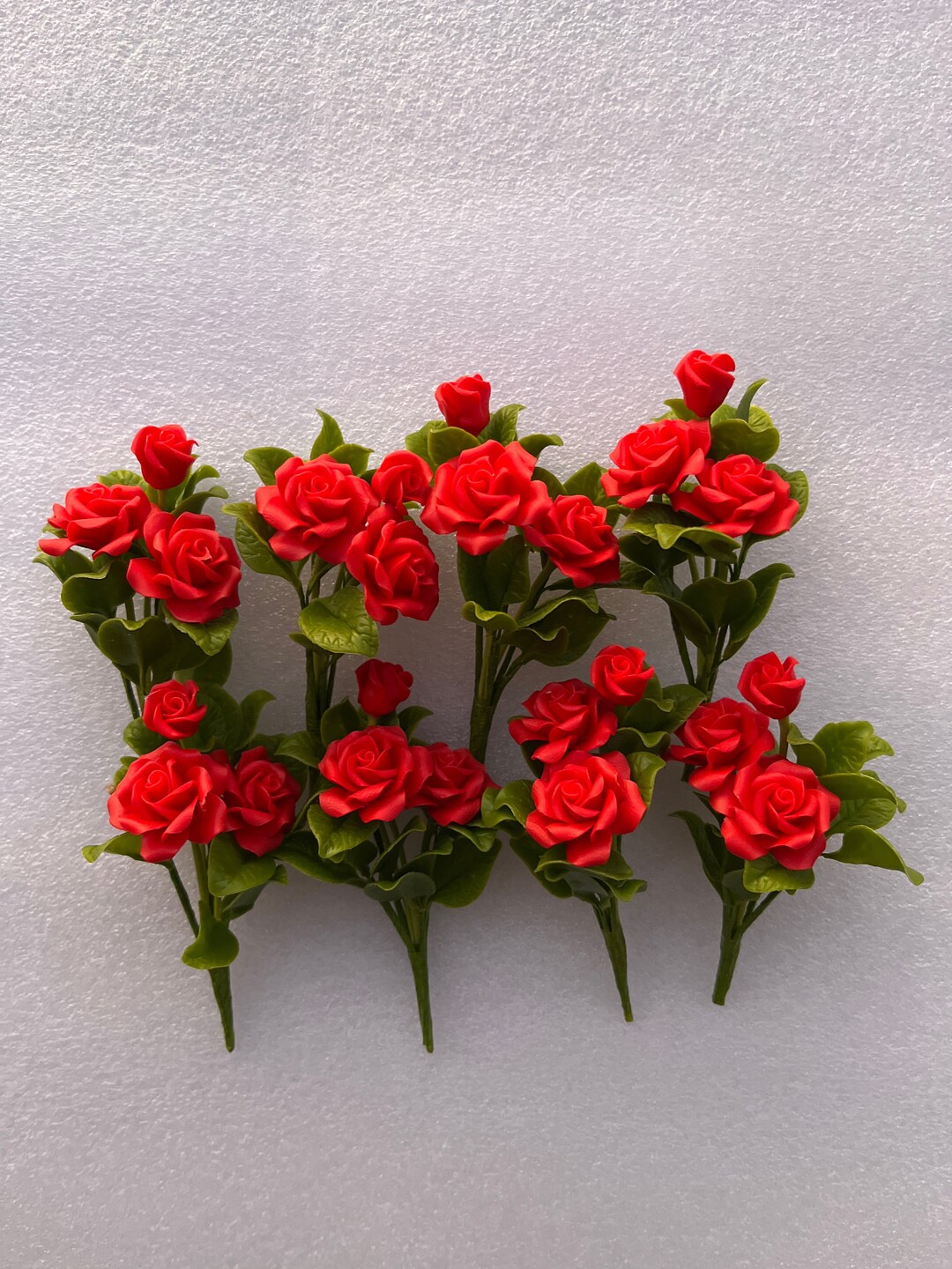 Handmade Mini Red Rose Bouquet - Etsy