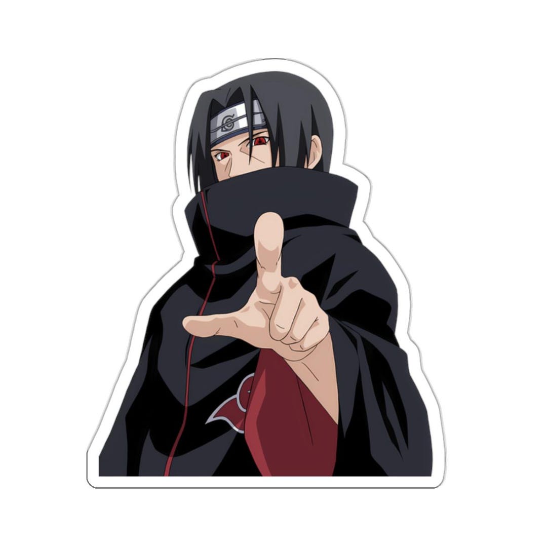 Naruto Sticker, Itachi, Anime Sticker, Room Decoration, Gift for Anime ...