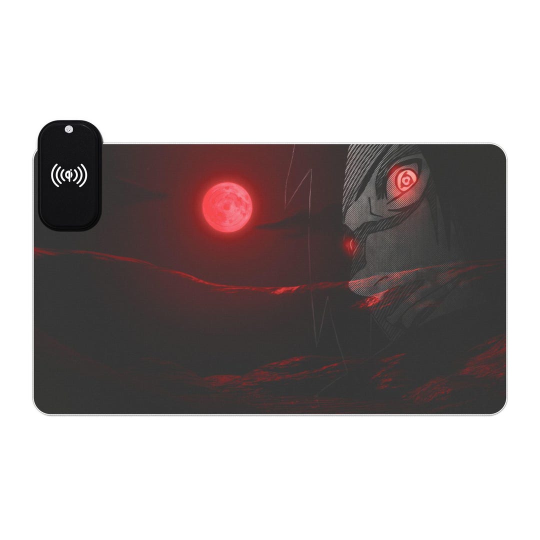 Anime Mouse Pad, Wireless Charging, LED Mouse Pad, Naruto Mouse Pad ...