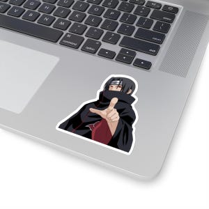 Naruto Sticker, Itachi, Anime Sticker, Room Decoration, Gift for Anime ...