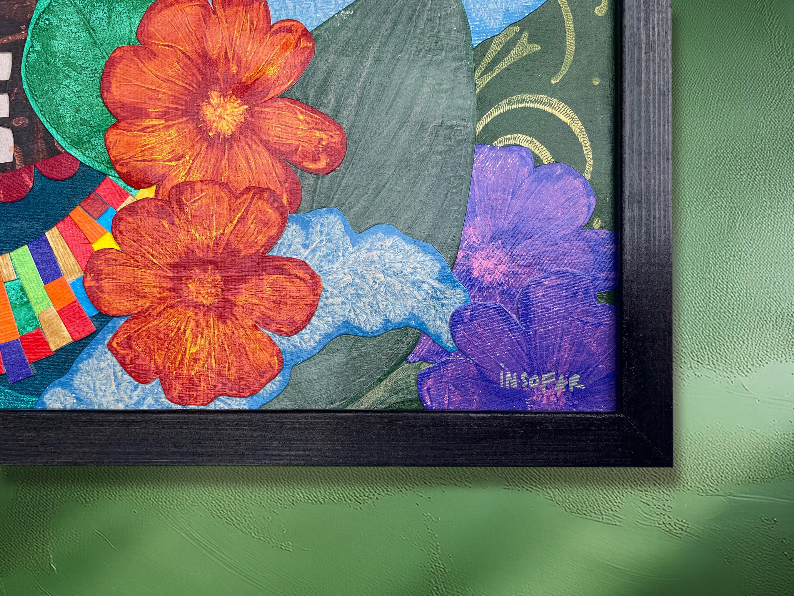 La Catrina Sugar Skull Wall Art With Floral Calavera Decor - Original ...