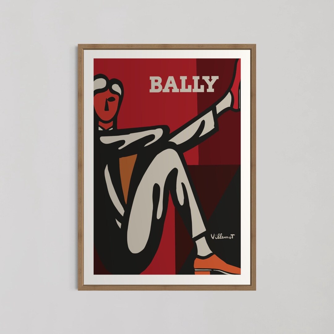 Bally Wall Art, Bally Diptyque Man Wall Art, Printable Shoe Poster ...