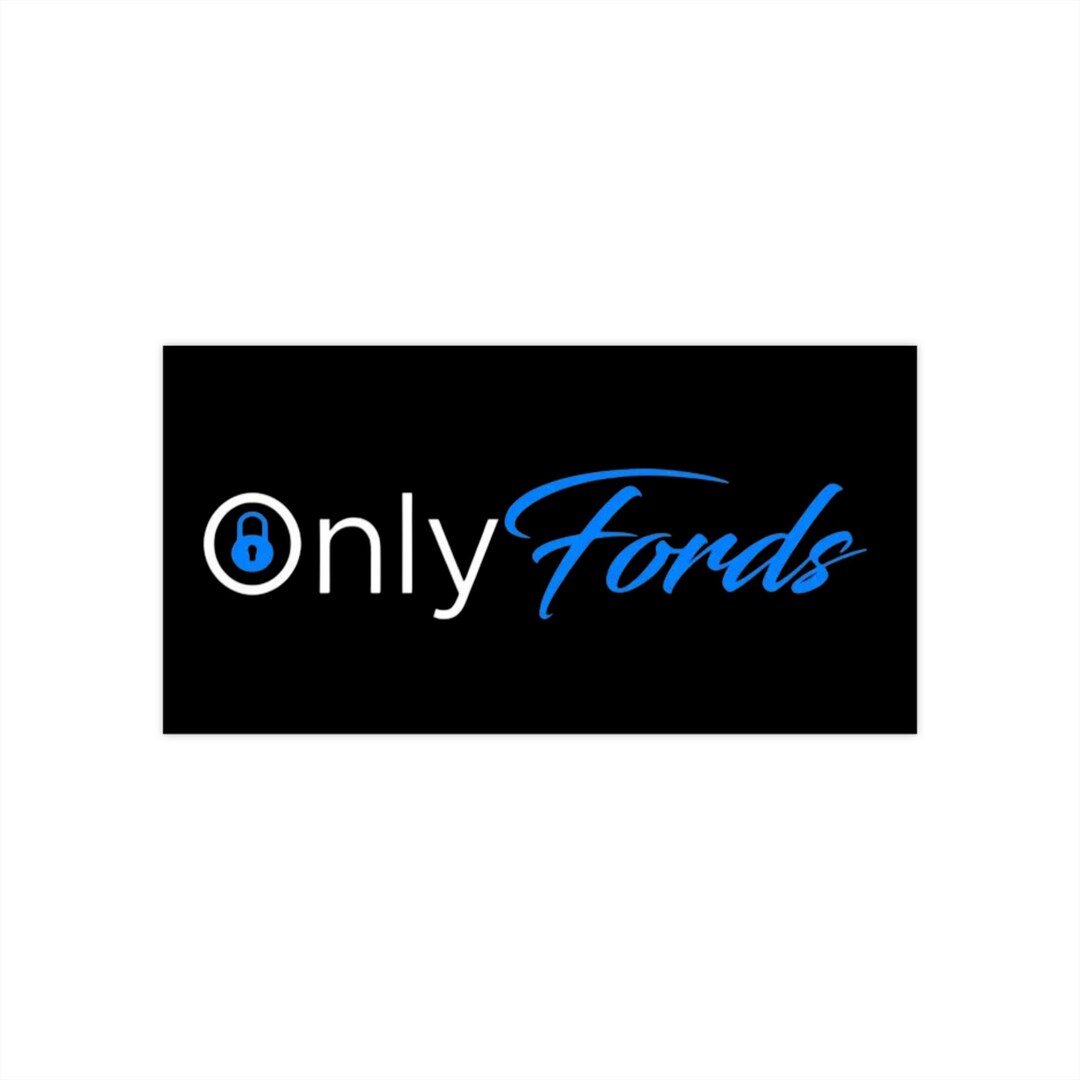 ONLY FORDS Bumper Stickers - Etsy