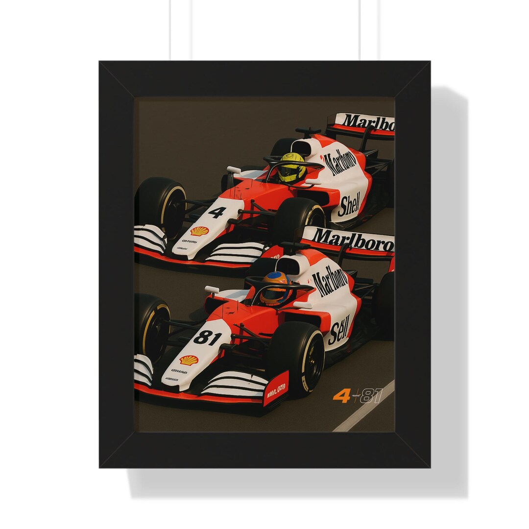 Formula 1 Mclaren 2025 With 90s Livery, Lando and Oscar - Etsy