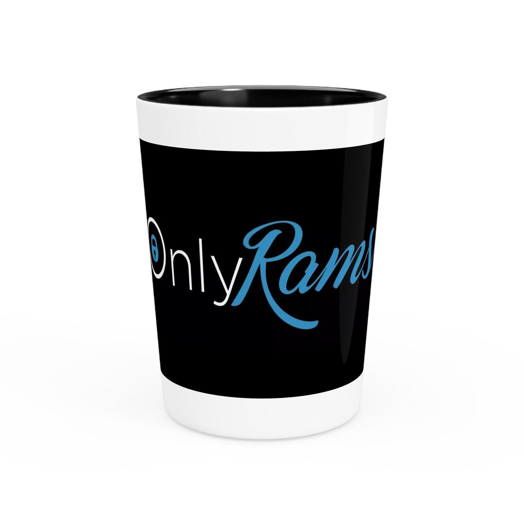 Rams Truck Shot Glass, Custom Rams Truck Design, Rams Fans Gift, Rams ...
