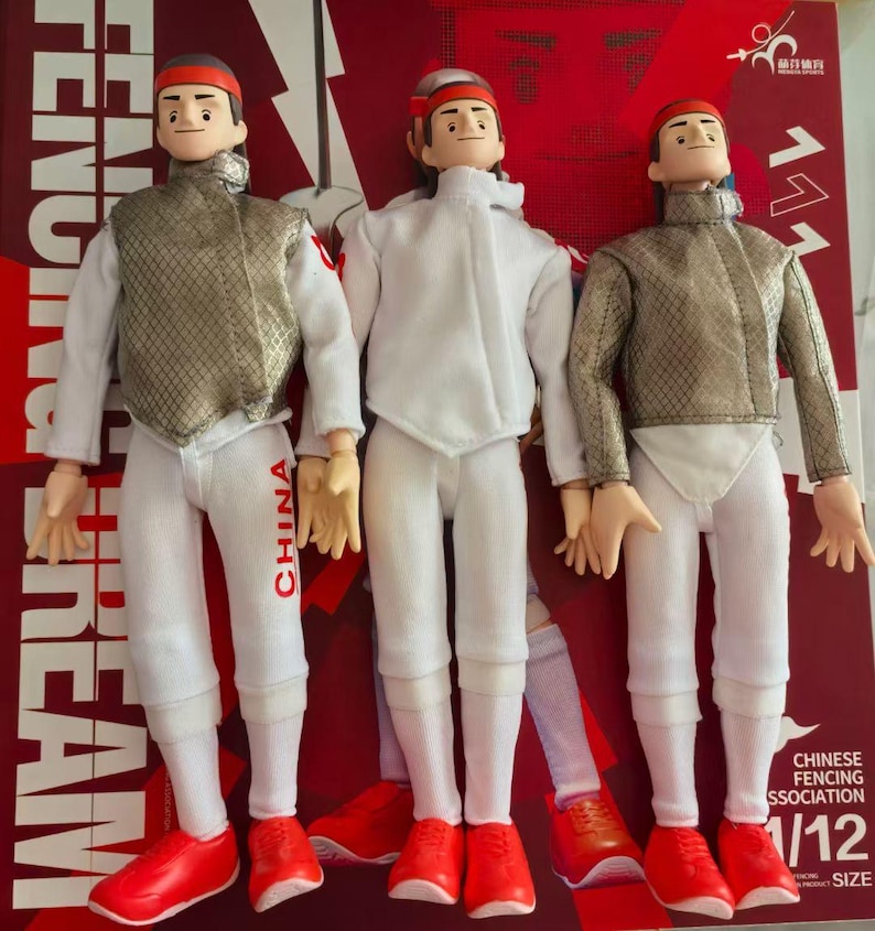 Fencing Figures, Movable Fencing Action Figures, Fencing Decorations ...