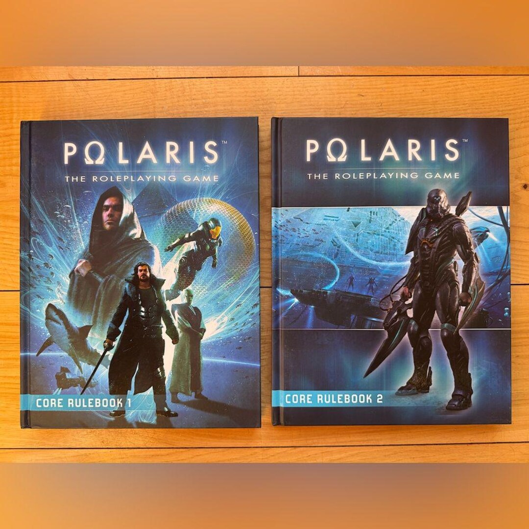 Polaris RPG Core Rulebooks 1 & 2 Box Set W/ Slipcase Black Book ...