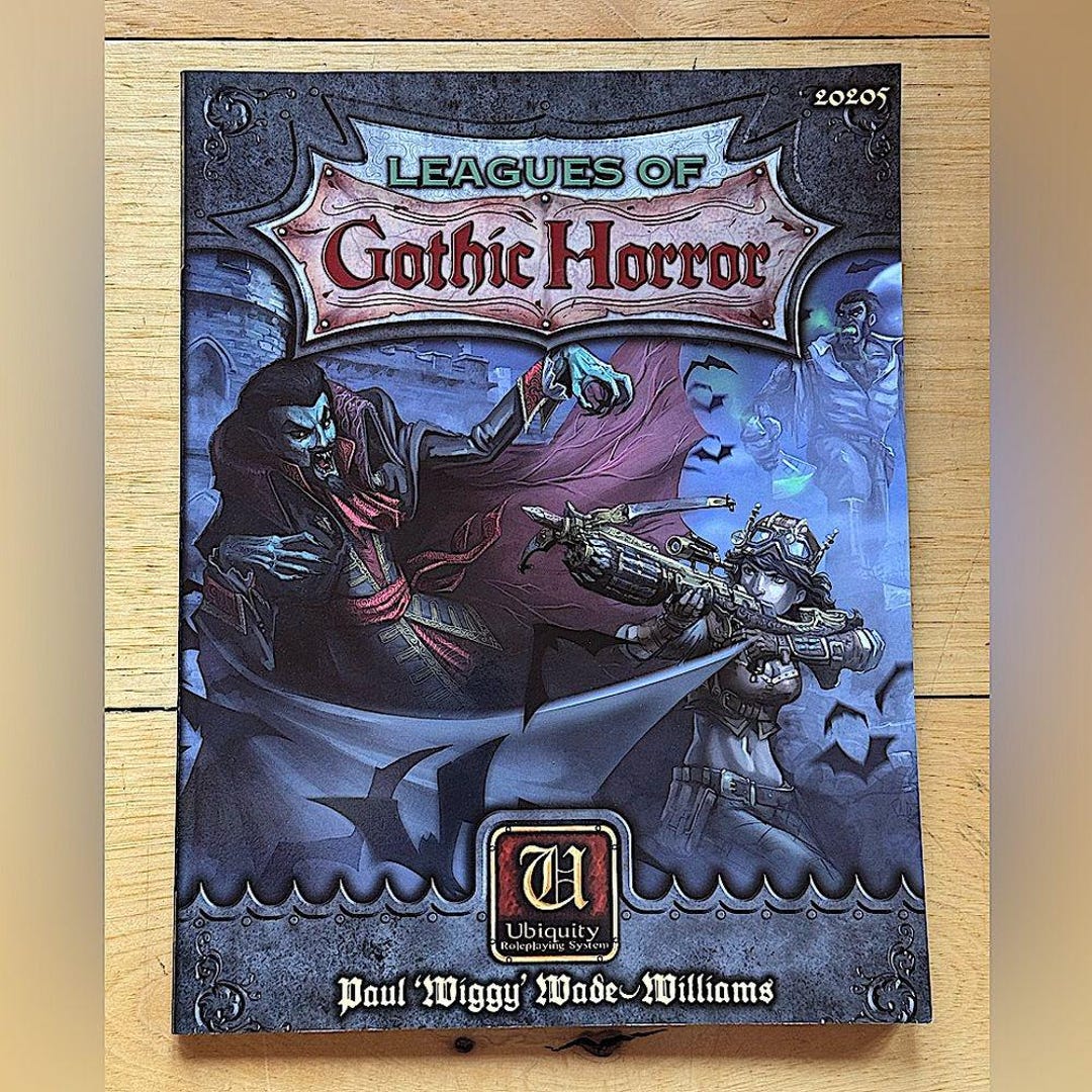 Leagues of Gothic Horror Triple Ace Games RPG Ubiquity Wiggy Wade ...