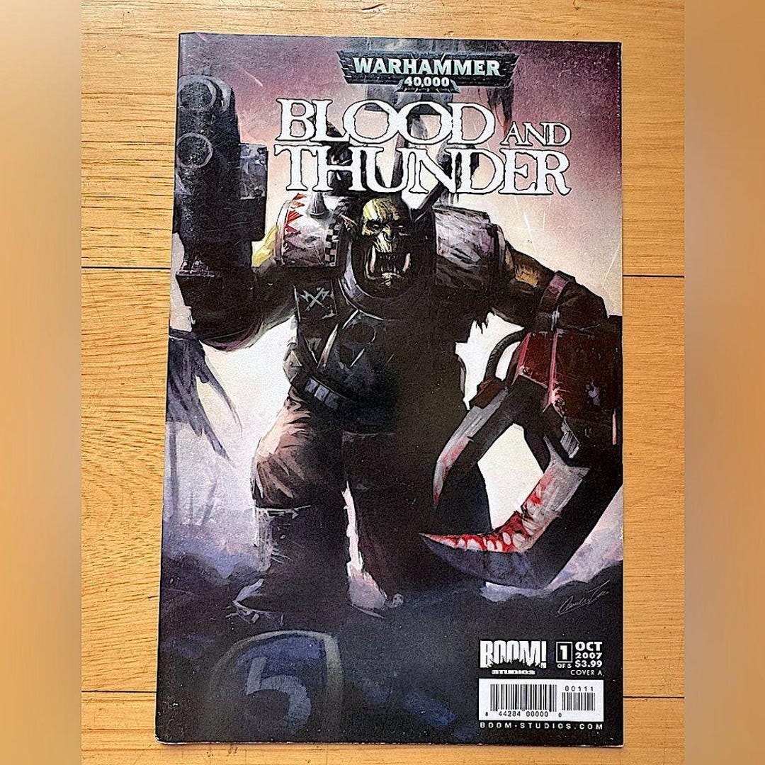 Warhammer 40,000 40k Blood and Thunder 1 Wraithdt Cover A Boom - Etsy