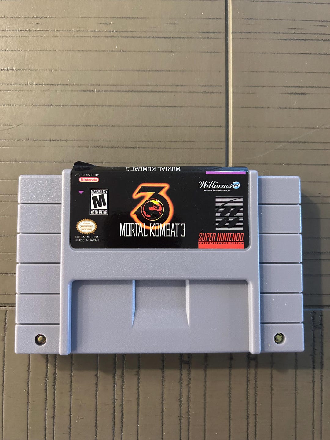 MK3 Mortal Kombat 3 Super Nintendo SNES Video Game - Etsy