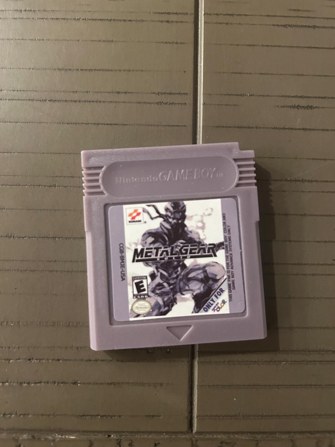 Metal Gear Solid Nintendo Game Boy Color GBC Video Game - Etsy