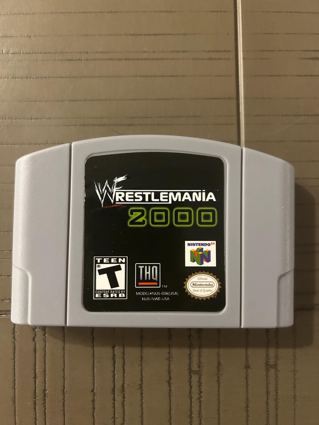 WWF Wrestlemania 2000 Nintendo 64 N64 Video Game - Etsy